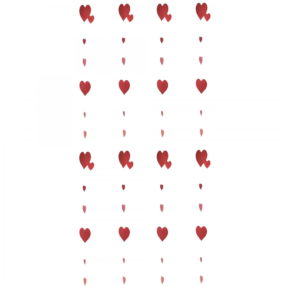 Valentine's Day Red String Hearts Hanging Decorations