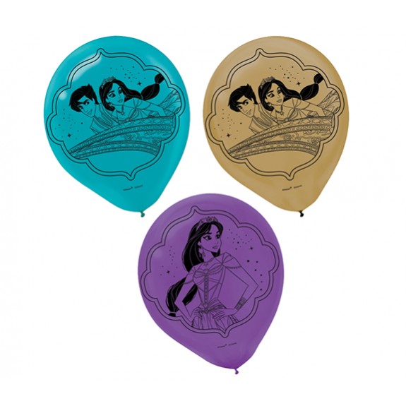 Teardrop Aladdin Latex Balloons 30cm Pack of 6