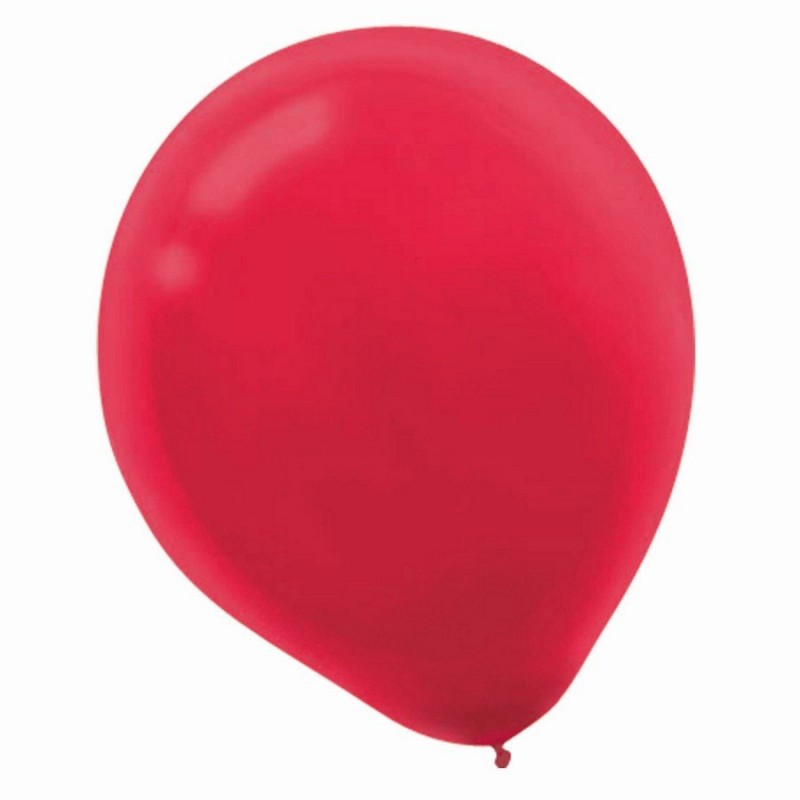 Apple Red Teardrop Latex Balloons - 30cm - 15 pk