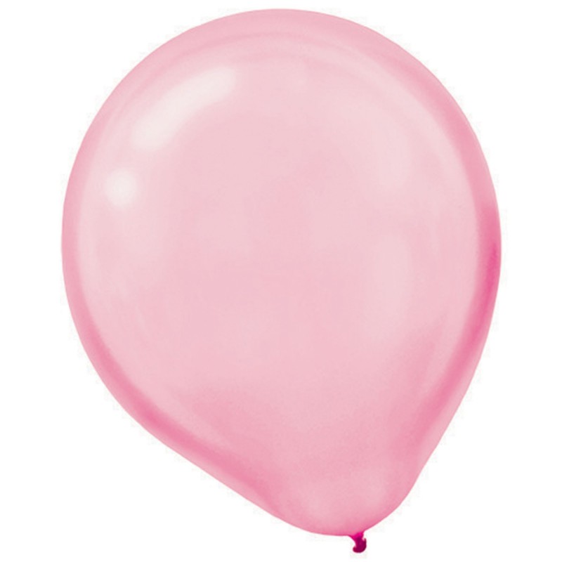Pearl New Pink Teardrop Latex Balloons - 30cm - 15 pk