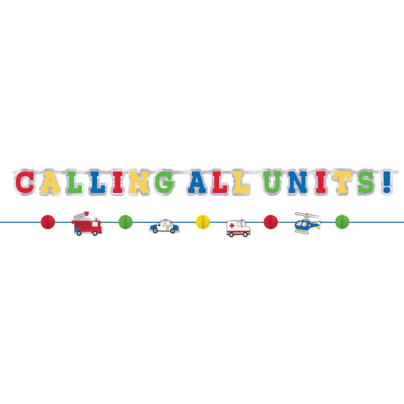 First Responders Party Decorations - Banners Ribbon