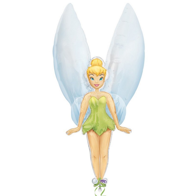 Disney Fairies UltraShape See-Thru Tinker Bell Shaped Balloon