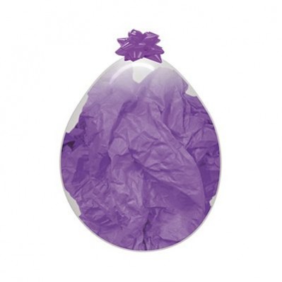 Crystal Clear Teardrop Stuffing Balloons - 45cm - 6 pk
