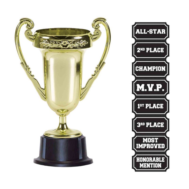Sports Gold Goal Getter Trophy | Express Party Supplies