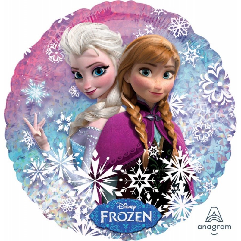 Disney Frozen Holographic Round Foil Balloon - 45cm