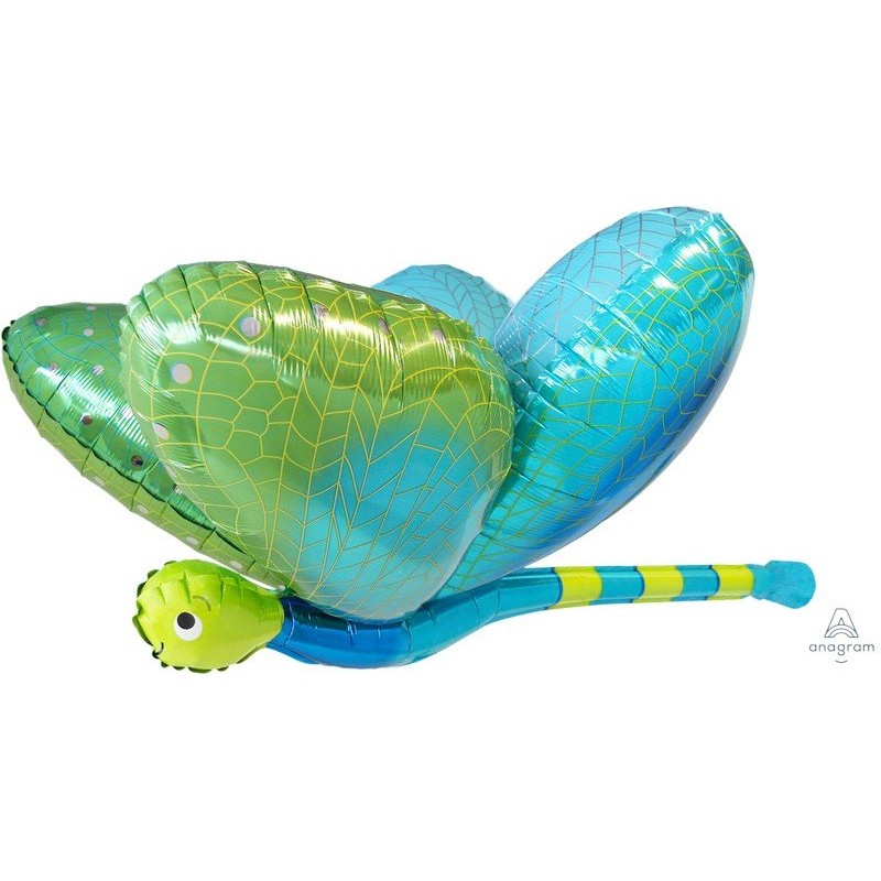 Dragonfly Multi Coloured UltraShape Cute Dragonfly Shaped Balloon