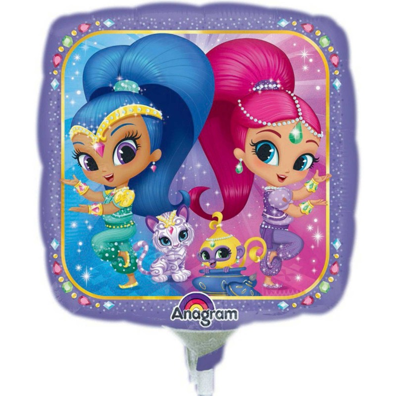 Square Shimmer & Shine Foil Balloon 22cm | Express Party Supplies