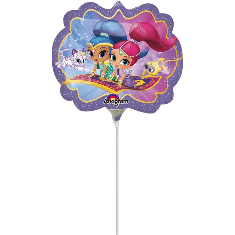Shimmer & Shine Mini Shaped Balloon | Express Party Supplies