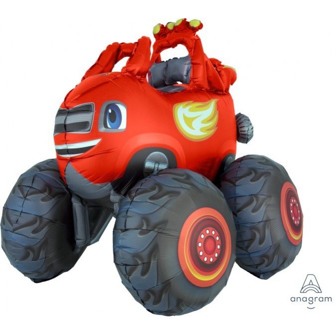 Blaze & The Monster Machines ii Airwalker Foil Balloon 93cm x 81cm