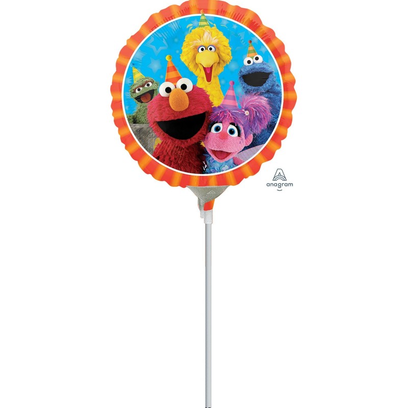 Round Sesame Street Fun Foil Balloon 22cm | Express Party Supplies