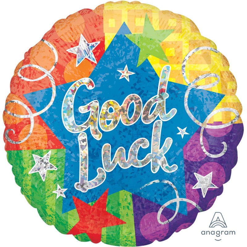 Good Luck Party Decorations - Shaped Balloon Jumbo Confetti Streamers