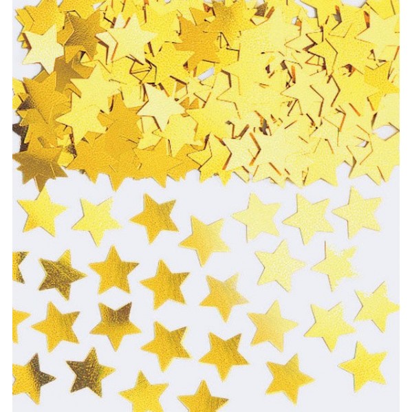 Gold Mini Stars Confetti 7g | Express Party Supplies