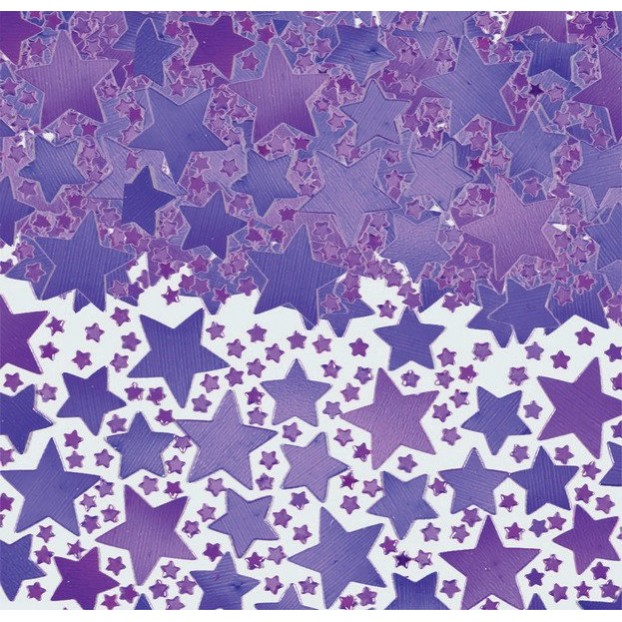 Purple Stars Confetti 70g | Express Party Supplies