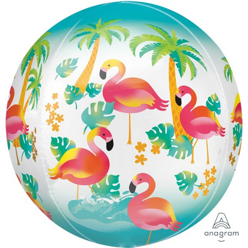 Hawaiian Party Decorations Let's Flamingle Shaped Balloons