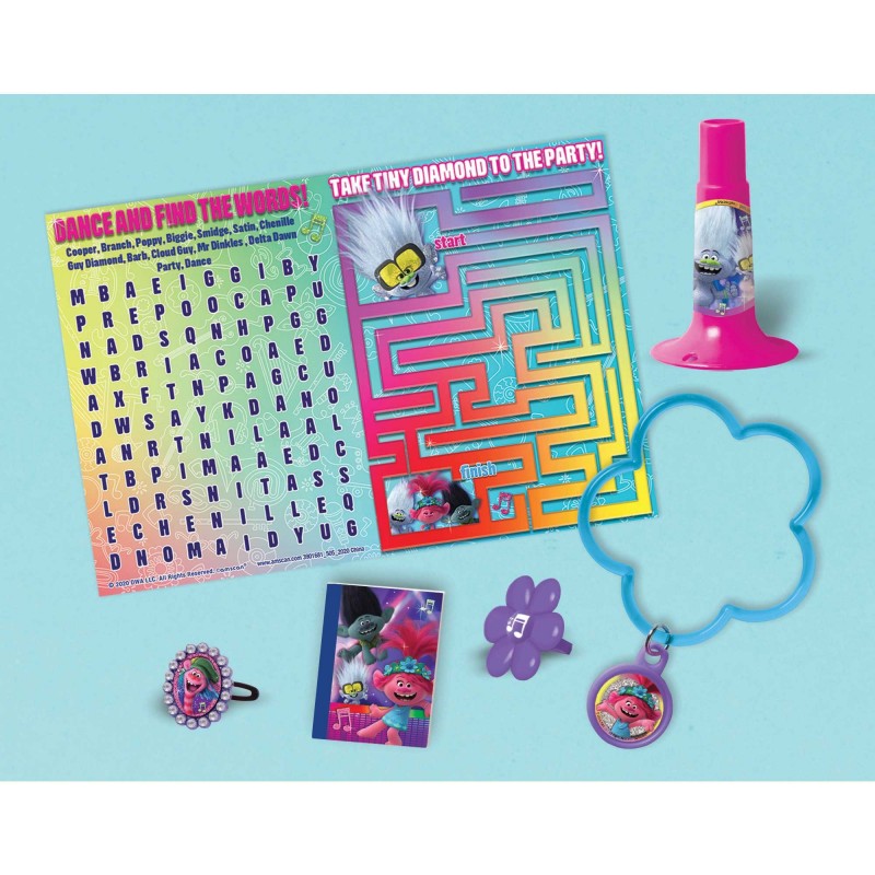 Trolls World Tour Mega Mix Favours Pack of 48 | Express Party Supplies