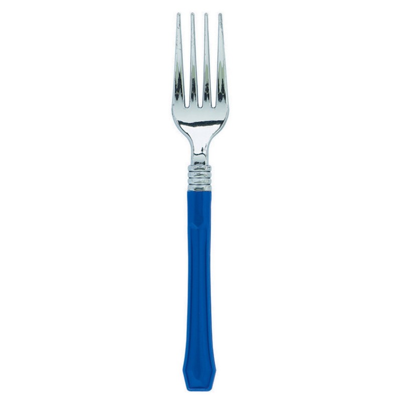 Bright Royal Blue Premium Classic Choice Forks
