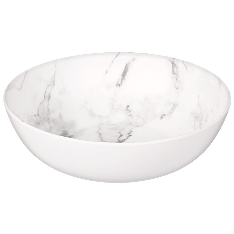 Marble Look Premium Reusable Bowl | Express Party Supplies
