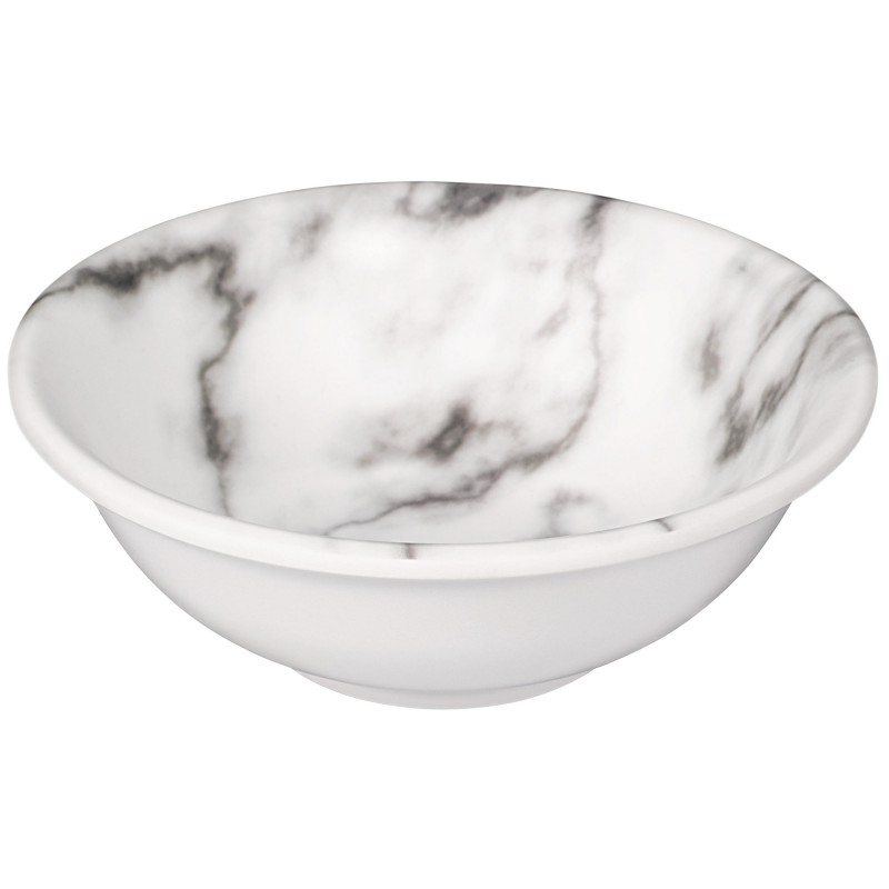 White Marble Look Premium Reusable Bowls | Express Party Supplies