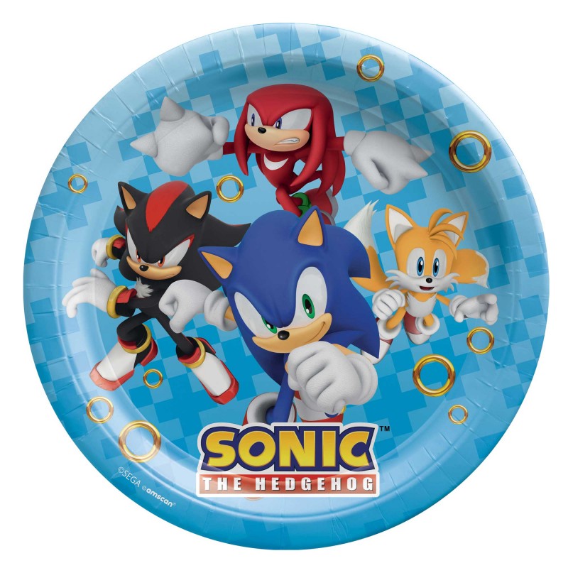 Sonic the Hedgehog Dinner Plates | Express Party Supplies