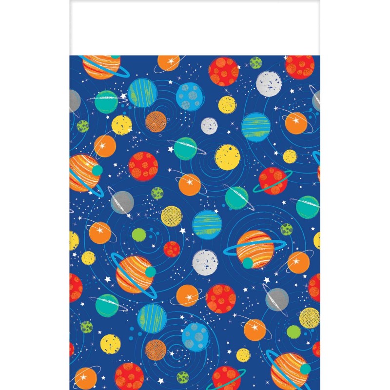Blast Off Paper Table Cover 137cm x 243cm | Express Party Supplies