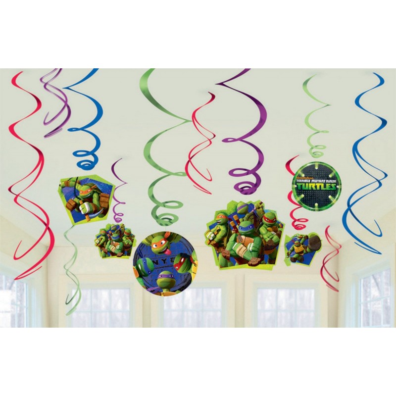Teenage Mutant Ninja Turtles Swirl Hanging Decorations
