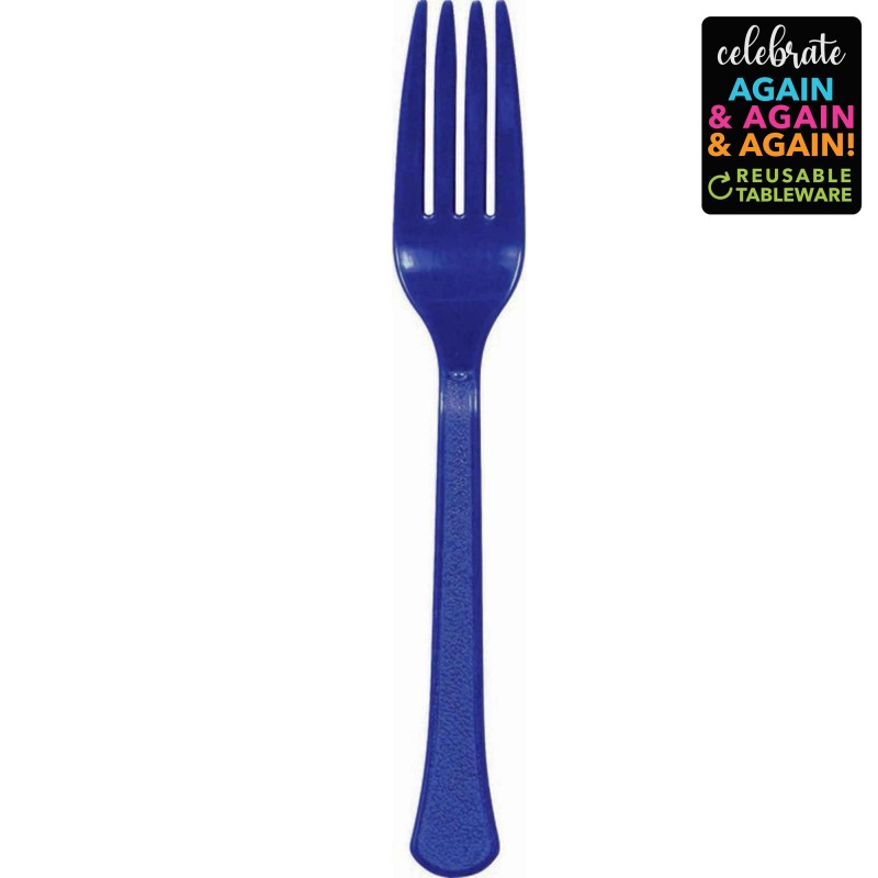 Bright Royal Blue Premium Extra Heavy Weight Forks