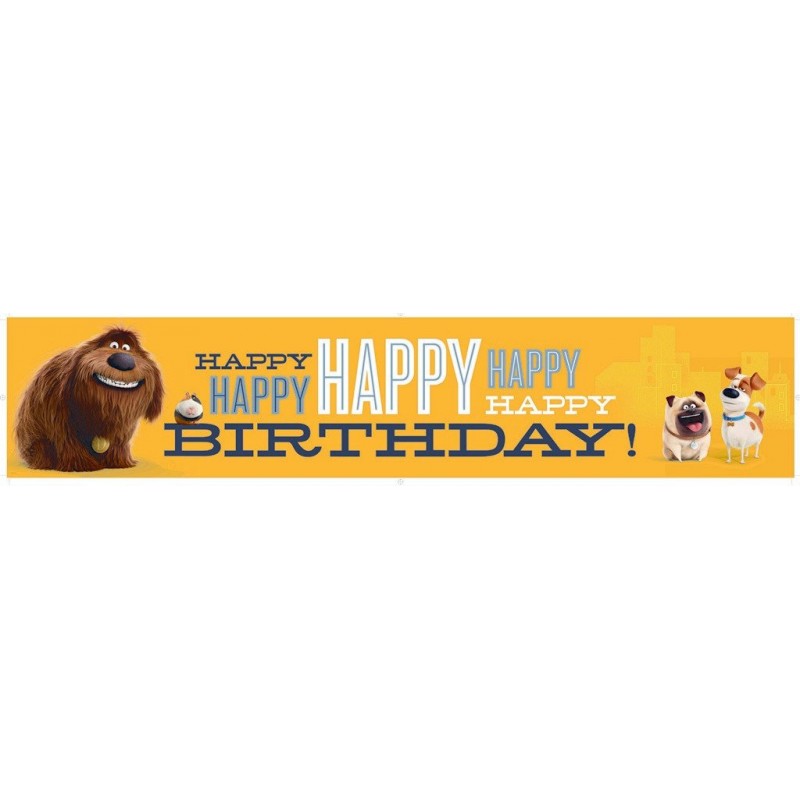 The Secret Life of Pets Banners 150cm x 30cm
