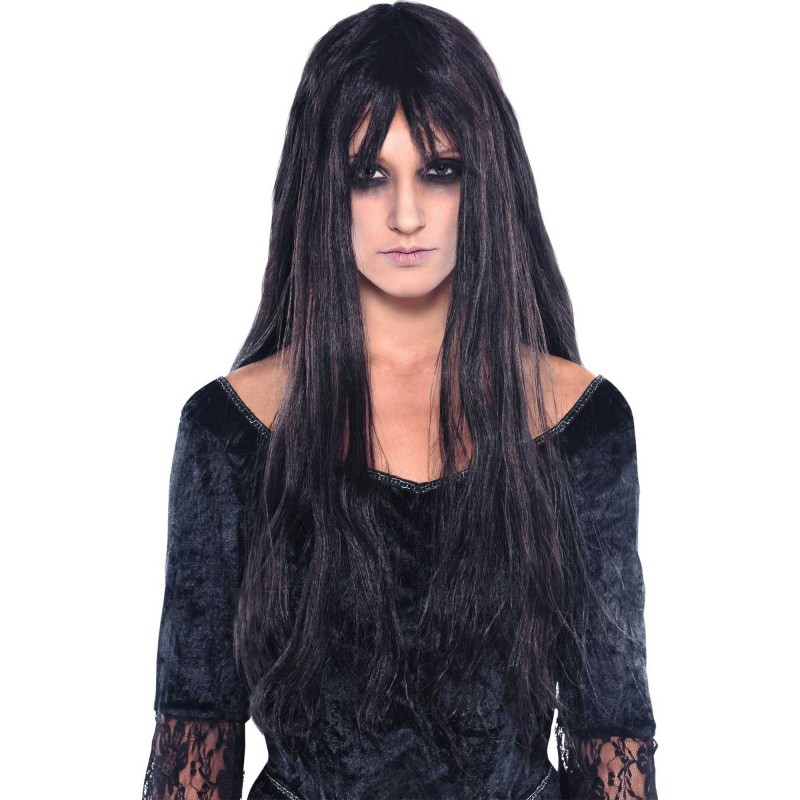 Black Ghoulish Black Horror Wig | Express Party Supplies