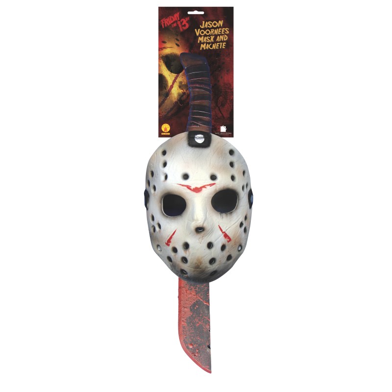 Jason Mask & Machete Set Halloween - Accessory