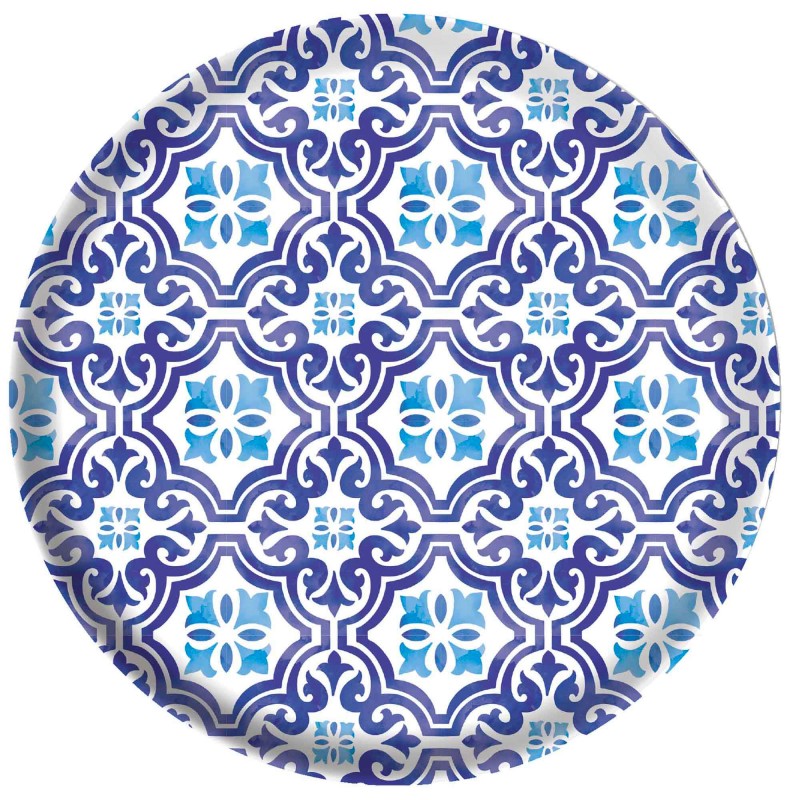 Mediterranean Melamine Lunch Plates | Express Party Supplies