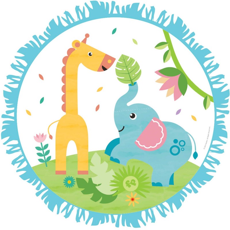 Round Fisher Price Hello Baby Pinata | Express Party Supplies