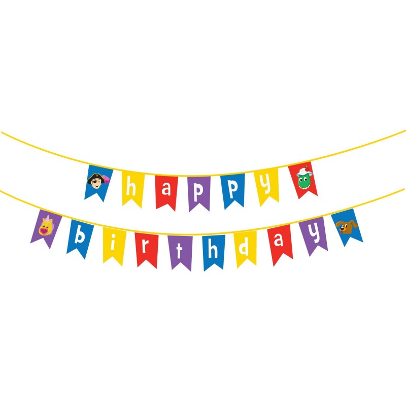 The Wiggles Happy Birthday Pennant Banner | Express Party Supplies