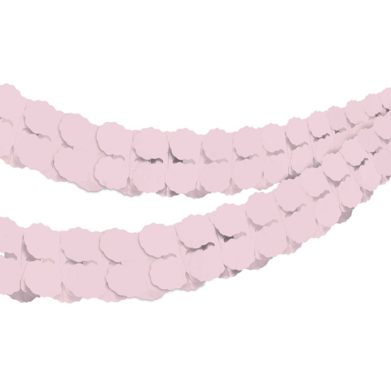Pastel Pink Tissue Paper Garland | Express Party Supplies