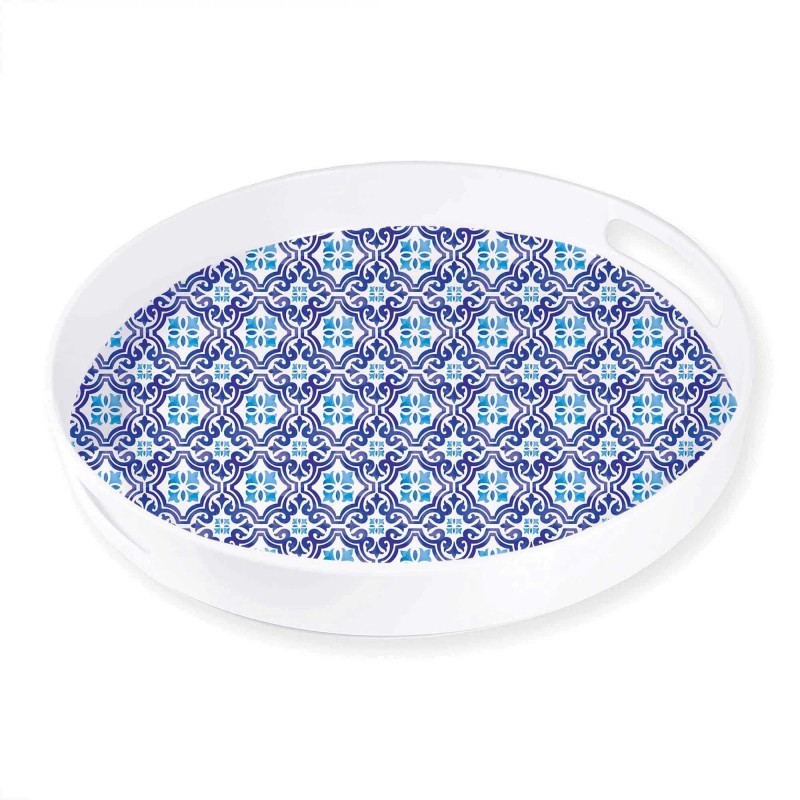 Mediterranean Melamine Tray | Express Party Supplies