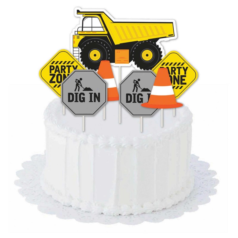Under Construction Cake Toppers | Express Party Supplies