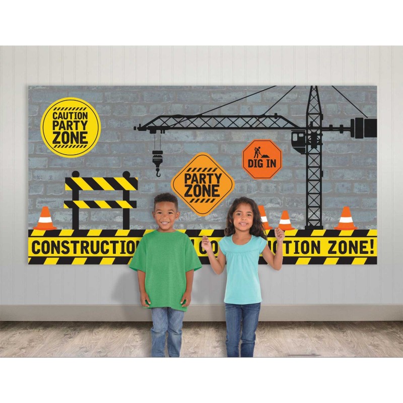 Under Construction Scene Setter | Express Party Supplies