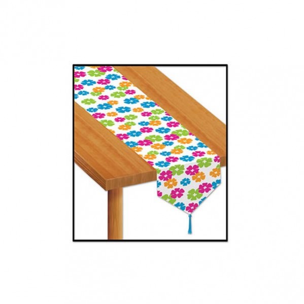 Hawaiian Party Decorations Hibiscus Flowers Table Runners