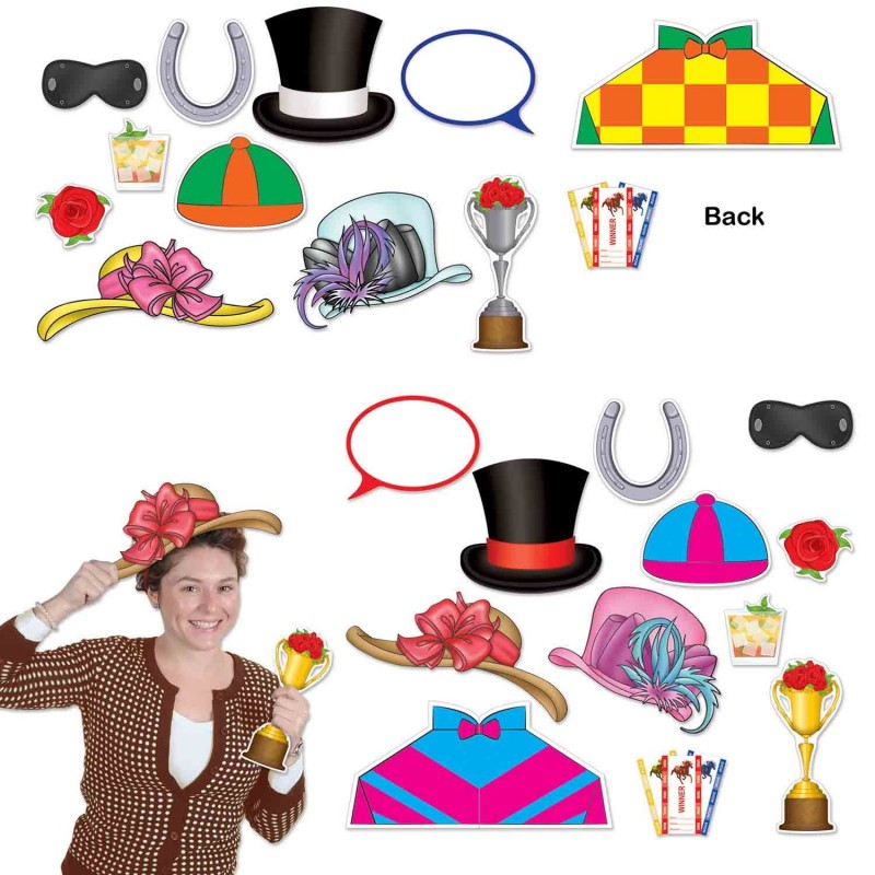 Horse Racing Booth Fun Signs Photo Props | Express Party Supplies