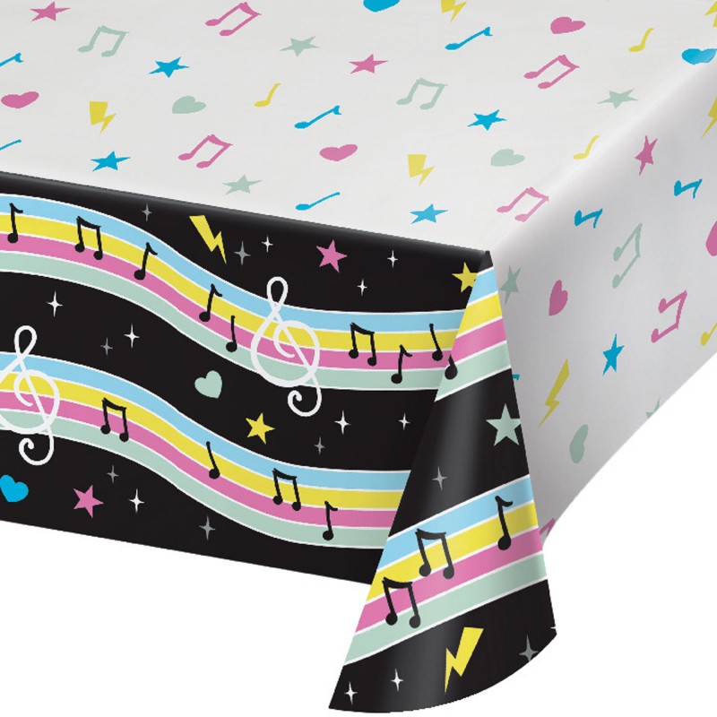 Disco & 70's Birthday Beats Paper Table Cover Item
