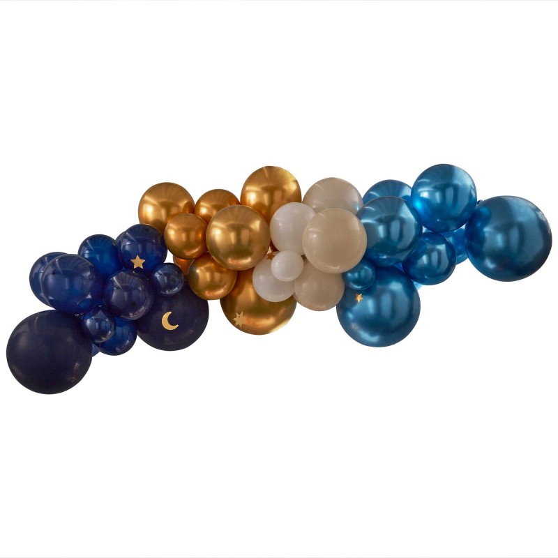Moon & Stars Eid Mubarak Balloon Garland Kit | Express Party Supplies