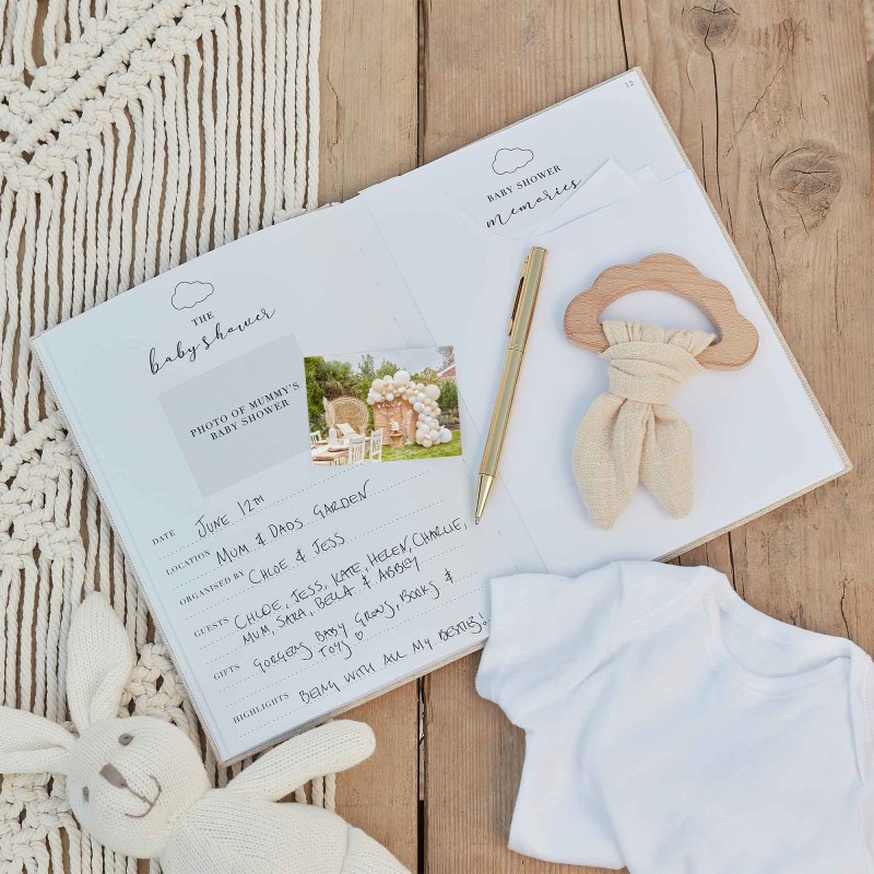 Hello Baby Guest Memory Scrap Book | Express Party Supplies