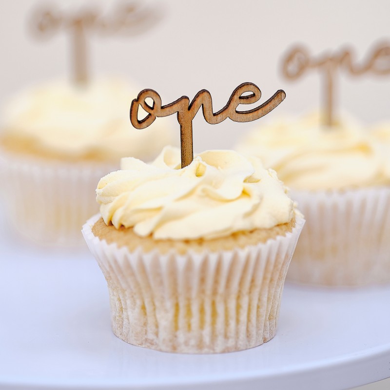 1st Birthday One Cupcake Cake Toppers Express Party Supplies 1st Birthday One Cupcake Cake Toppers Express Party Supplies