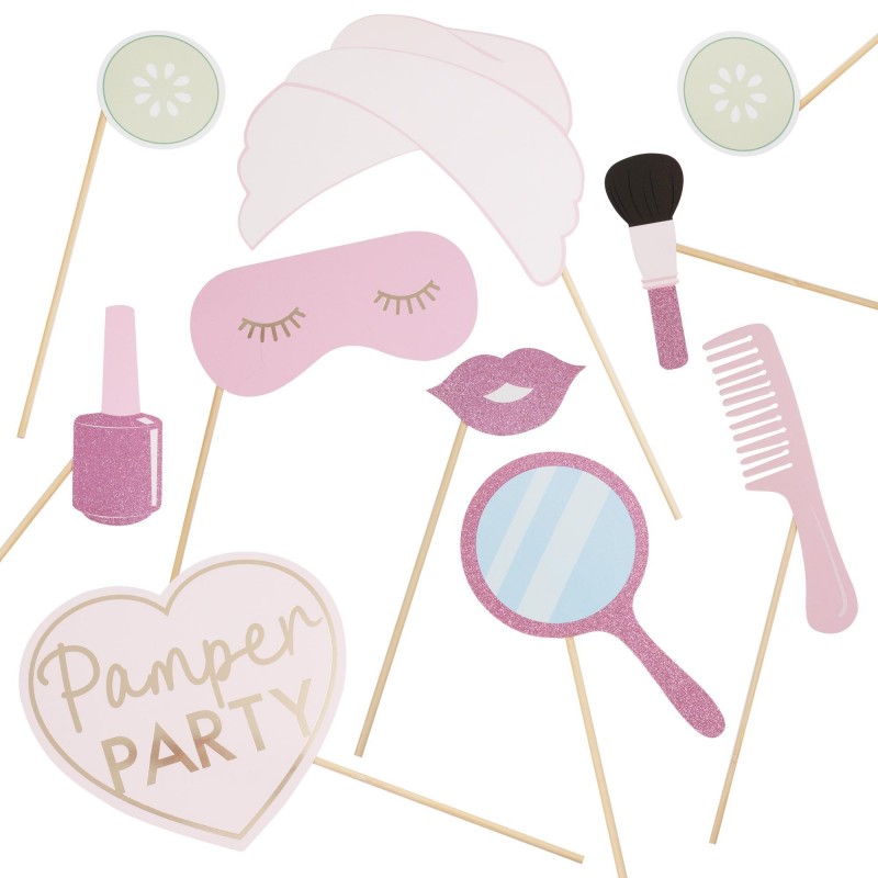 Pamper Club Party Supplies Photo Props