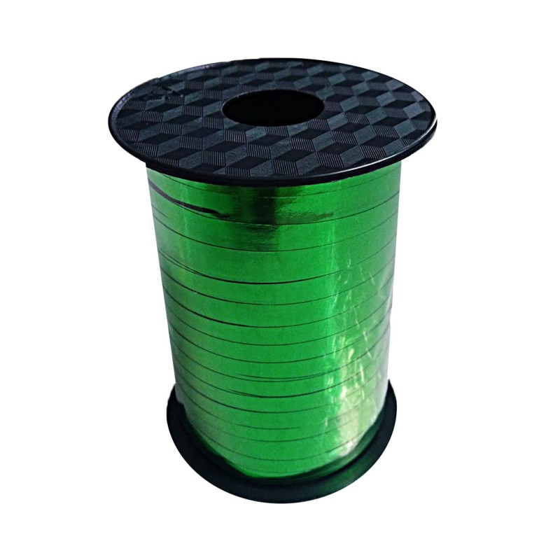 Green Balloon Ribbon 225m x 5mm | Express Party Supplies