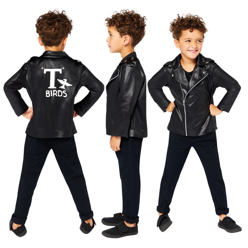 Grease T-Bird Jacket Boy's Costume - 4-6 Years