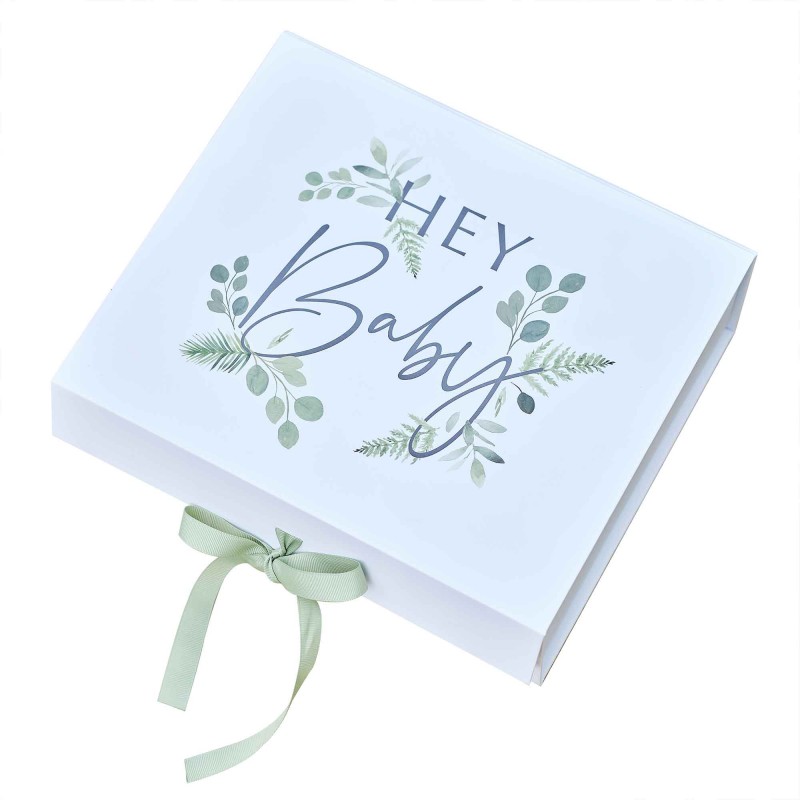 Botanical Baby Hey Baby Gift Favour Box | Express Party Supplies