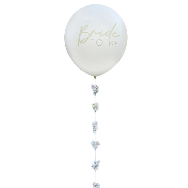Bridal Shower Bride to Be Bridal Bloom Latex Balloon Item