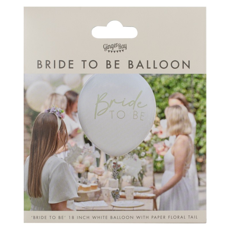 Bridal Shower Bride to Be Bridal Bloom Latex Balloon Item