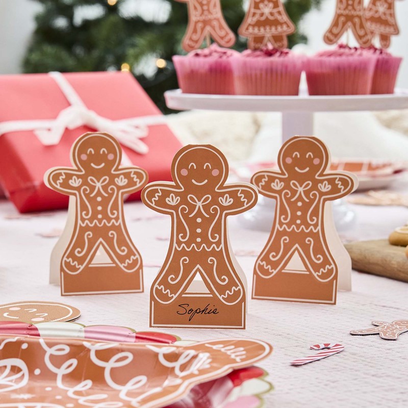 Christmas Gingerbread House Place Cards | Express Party Supplies
