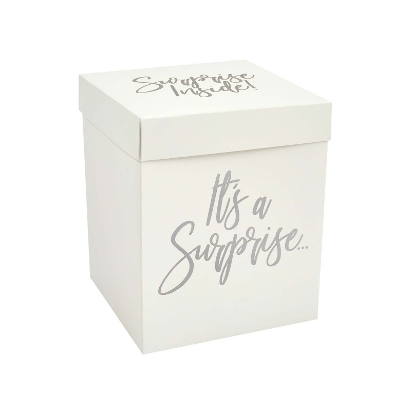 Silver Metallic Mix Up Surprise In A Box Favour Box Item